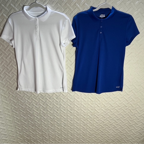 bcg | Tops | Bcg Short Sleeve Tees White And Blue Performance | Poshmark
